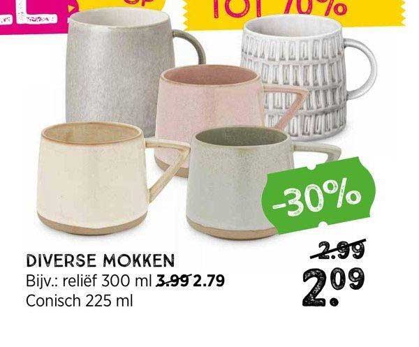 Diverse Mokken Aanbieding bij Xenos - 1Folders.nl