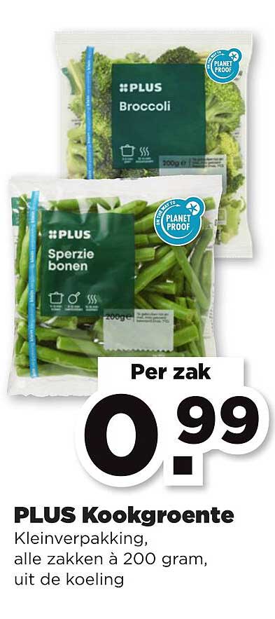 Plus Kookgroente Aanbieding bij PLUS - 1Folders.nl