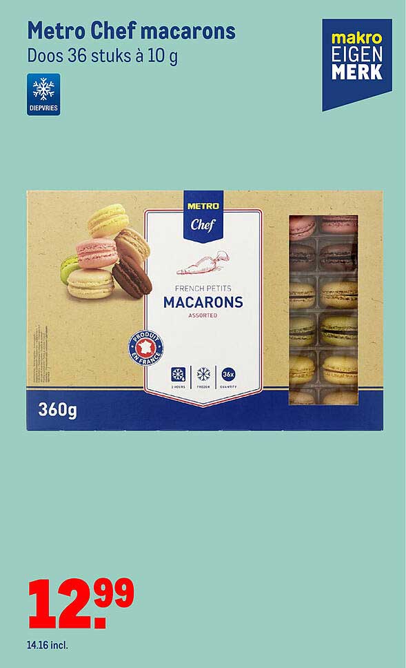 Metro Chef Macarons Aanbieding bij Makro - 1Folders.nl