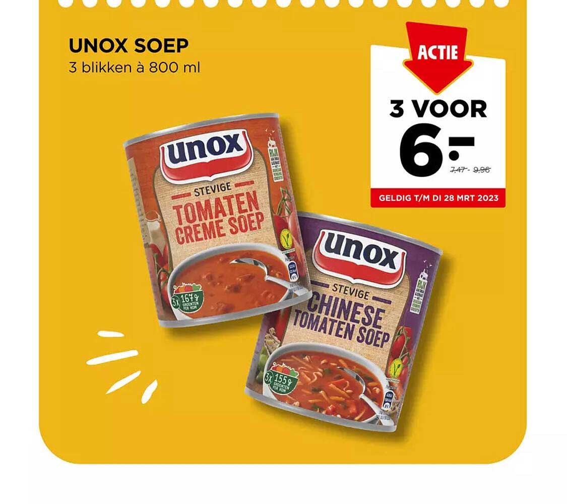 Unox Soep Aanbieding bij Jumbo - 1Folders.nl