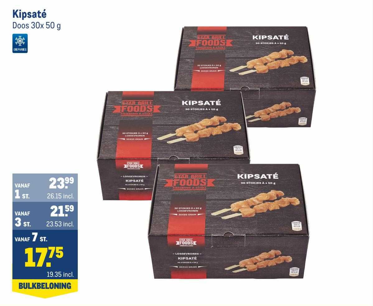 Kipsaté Aanbieding bij Makro - 1Folders.nl