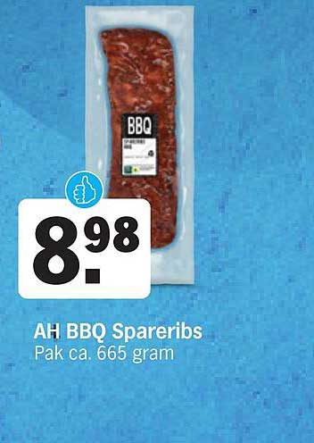 AH BBQ Spareribs Aanbieding bij Albert Heijn - 1Folders.nl