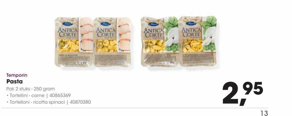 Temporin Pasta Aanbieding bij HANOS - 1Folders.nl