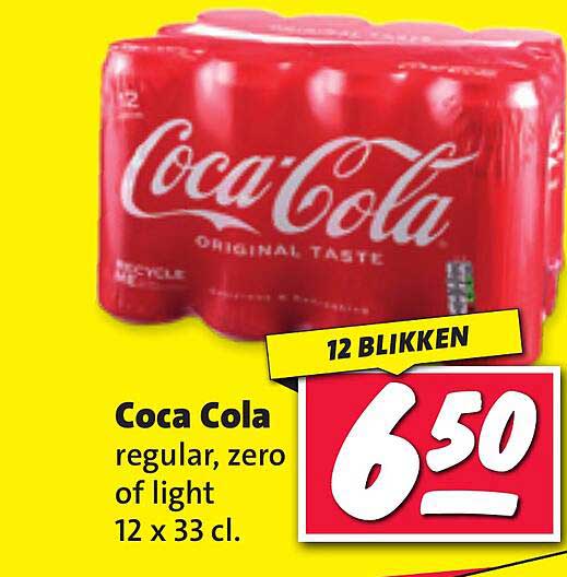 Coca Cola Regular, Zero Of Light Aanbieding bij Nettorama - 1Folders.nl