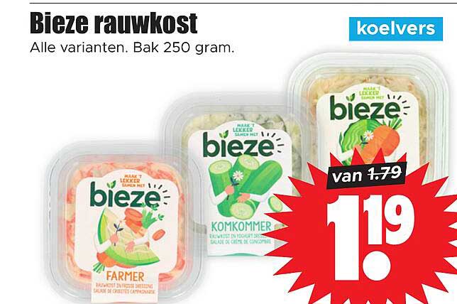Bieze Rauwkost Aanbieding bij Dirk - 1Folders.nl