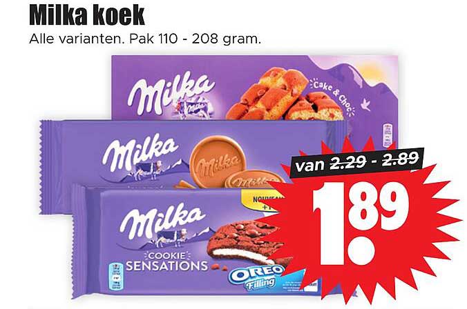 Milka Koek Aanbieding bij Dirk - 1Folders.nl