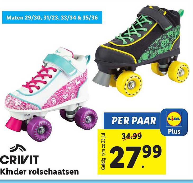 Crivit Kinder Rolschaatsen Aanbieding bij Lidl - 1Folders.nl