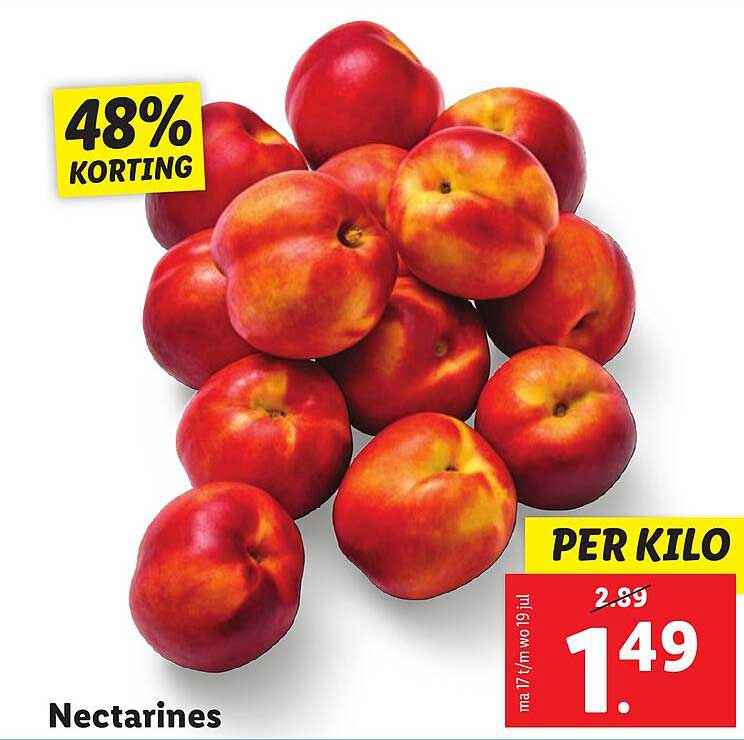 Nectarines Aanbieding bij Lidl - 1Folders.nl