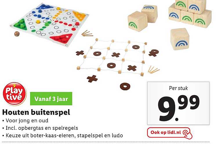 Playtive Houten Buitenspel Aanbieding bij Lidl - 1Folders.nl