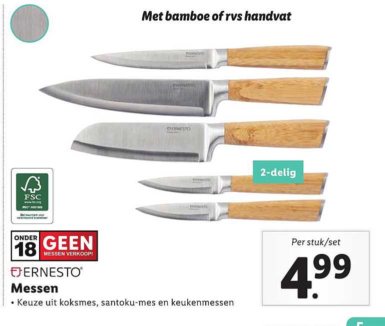 Ernesto Messen Aanbieding bij Lidl - 1Folders.nl