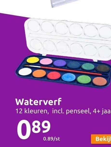 Waterverf Aanbieding bij Action - 1Folders.nl