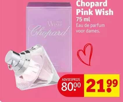 Chopard Pink Wish Aanbieding bij Kruidvat - 1Folders.nl
