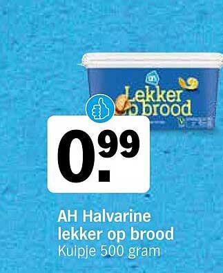 AH Halvarine Lekker Op Brood Aanbieding bij Albert Heijn - 1Folders.nl