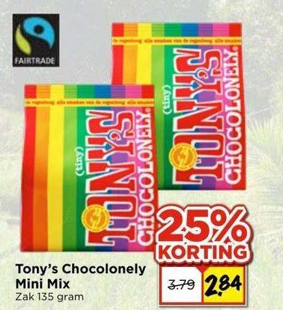 Tony's Chocolonely Mini Mix Aanbieding bij Vomar - 1Folders.nl