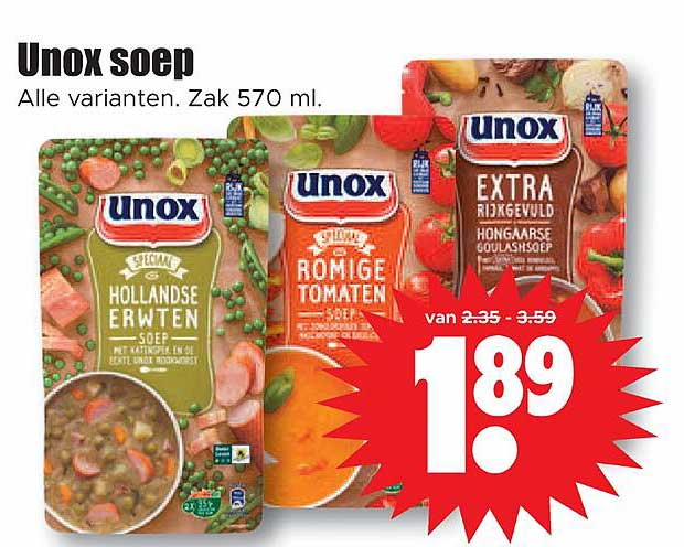 Unox Soep Aanbieding bij Dirk - 1Folders.nl