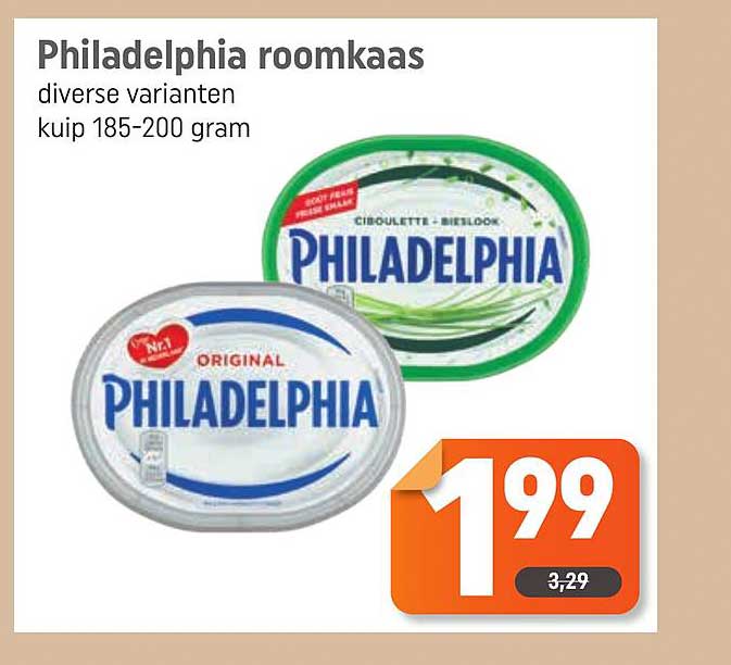 Philadelphia Roomkaas Aanbieding bij Dagwinkel - 1Folders.nl