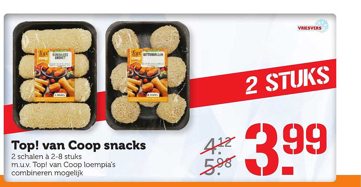 Top! Van Coop Snacks Aanbieding bij Coop - 1Folders.nl