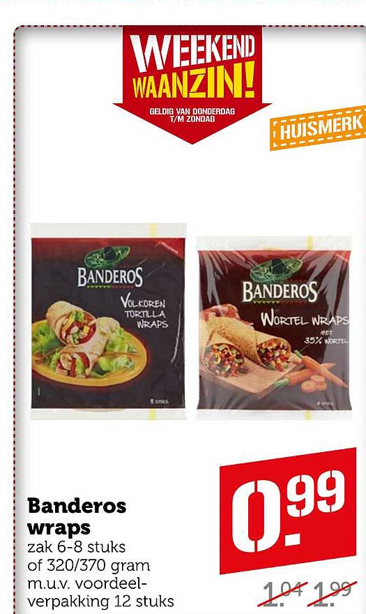 Banderos Wraps Aanbieding bij Coop - 1Folders.nl