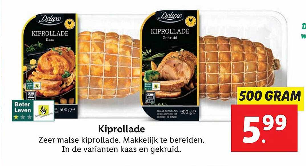 Deluxe Kiprollade Aanbieding bij Lidl - 1Folders.nl