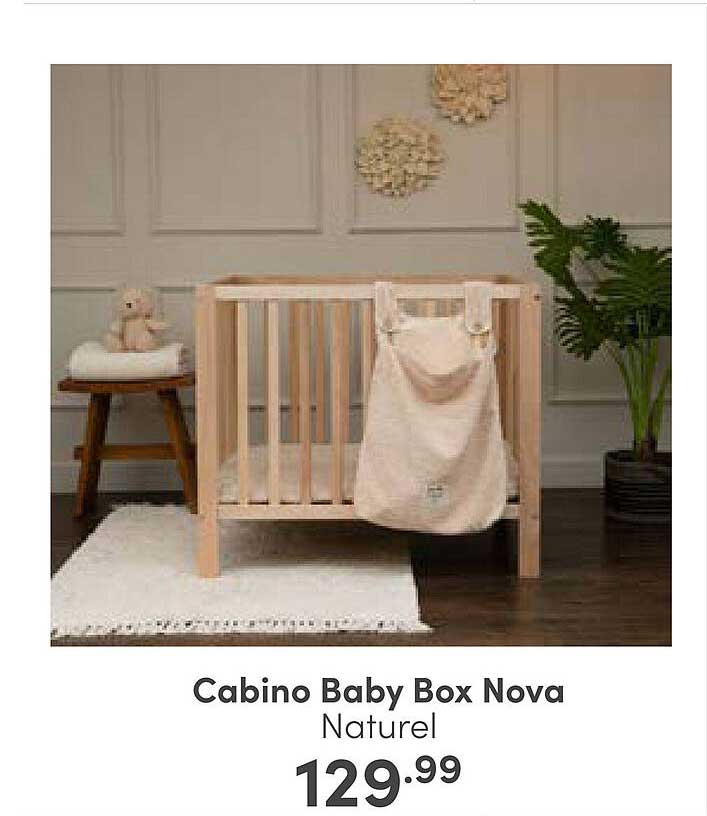 Cabino Baby Box Nova Aanbieding bij Baby & Tiener - 1Folders.nl