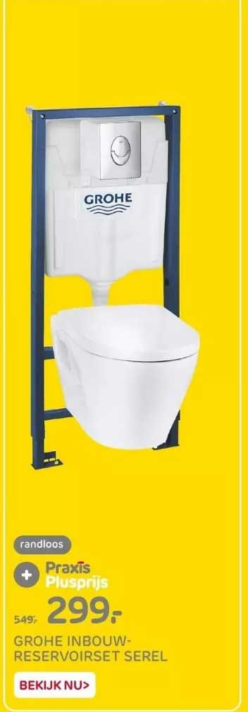 Grohe Inbouwreservoirset Serel Aanbieding bij Praxis - 1Folders.nl