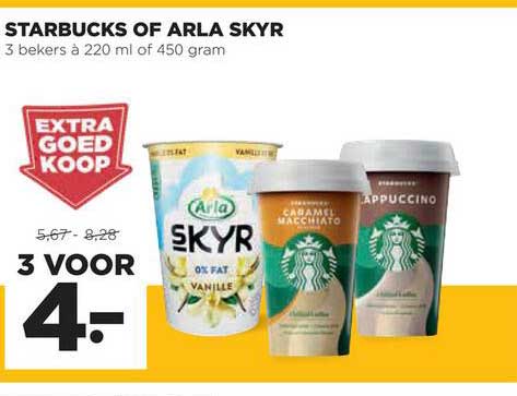 Starbucks Of Arla Skyr Aanbieding bij Jumbo - 1Folders.nl