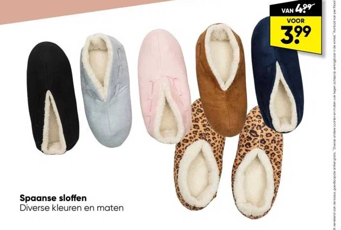 Spaanse Sloffen Aanbieding bij Big Bazar - 1Folders.nl