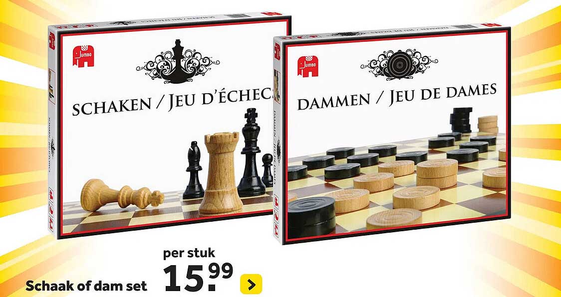 Schaak Of Dam Set Aanbieding bij Intertoys - 1Folders.nl