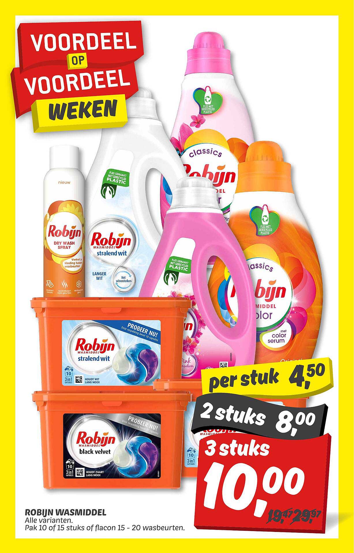 Robijn Wasmiddel Aanbieding bij DekaMarkt - 1Folders.nl