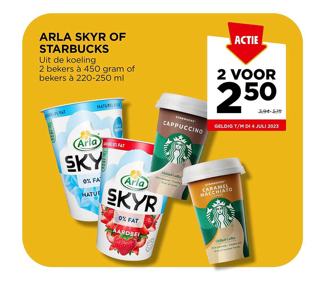 Arla Skyr Of Starbucks Aanbieding bij Jumbo - 1Folders.nl