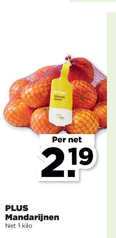 Plus Mandarijnen Aanbieding bij PLUS - 1Folders.nl