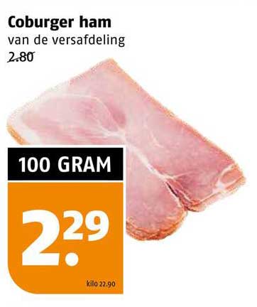 Coburger Ham Aanbieding bij Poiesz - 1Folders.nl