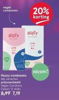 Huzzy Condooms Aanbieding bij Etos - 1Folders.nl