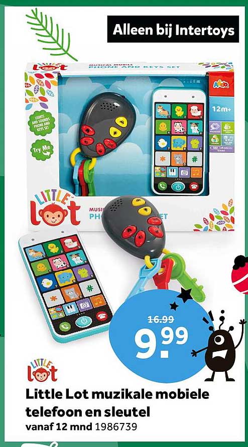 Little Lot Muzikale Mobiele Telefoon En Sleutel Aanbieding bij ...