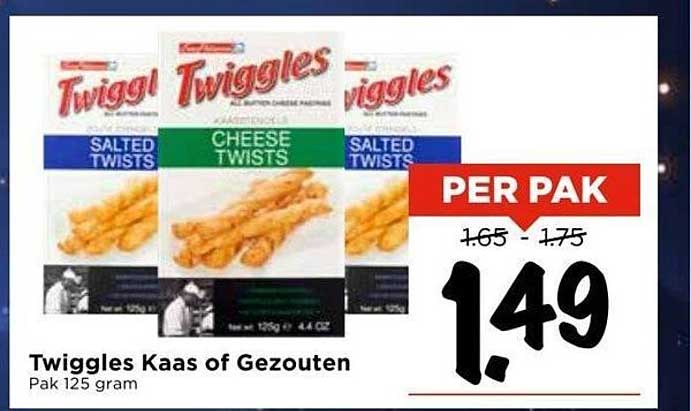 Twiggles Kaas Of Gezouten Aanbieding bij Vomar - 1Folders.nl