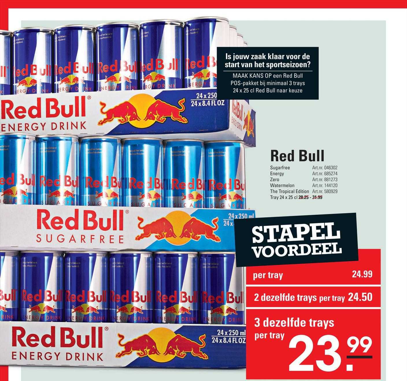 Red Bull Aanbieding bij Sligro - 1Folders.nl