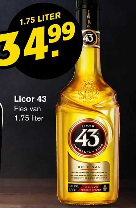 Licor 43 Aanbieding bij Hoogvliet - 1Folders.nl