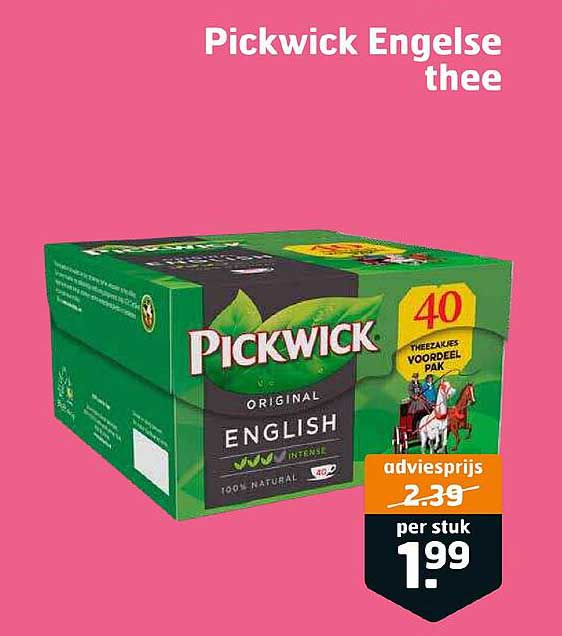 Pickwick Engelse Thee Aanbieding bij Trekpleister - 1Folders.nl