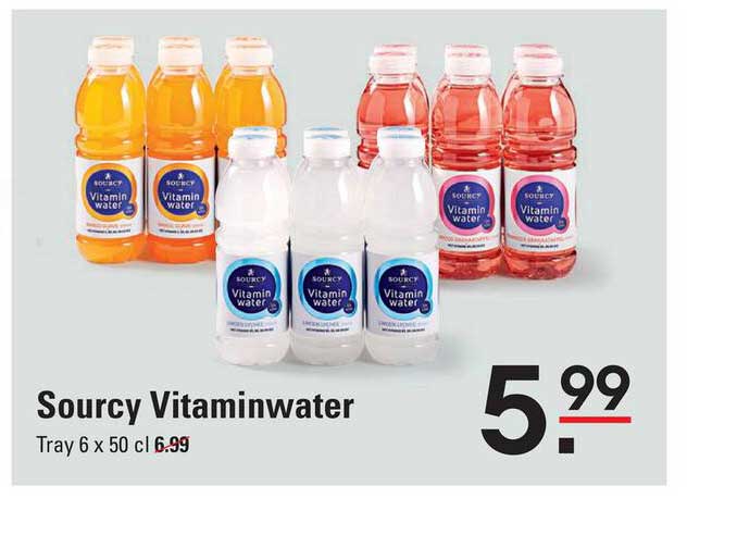 Sourcy Vitaminwater Aanbieding bij Sligro - 1Folders.nl