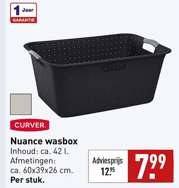 Curver Nuance Wasbox Aanbieding bij ALDI - 1Folders.nl
