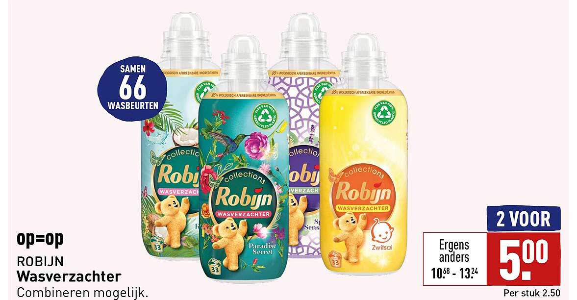 Robijn Wasverzachter Aanbieding bij ALDI - 1Folders.nl