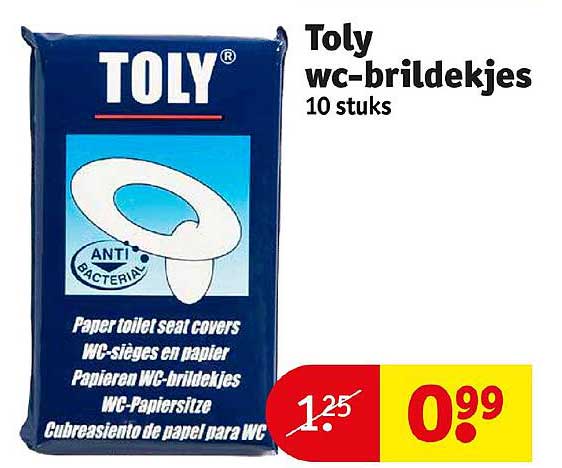 Toly Wc-Brildekjes Aanbieding bij Kruidvat - 1Folders.nl