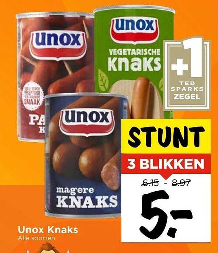 Unox Knaks Aanbieding bij Vomar - 1Folders.nl