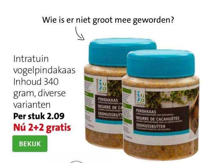Intratuin Vogelpindakaas Aanbieding bij Intratuin - 1Folders.nl