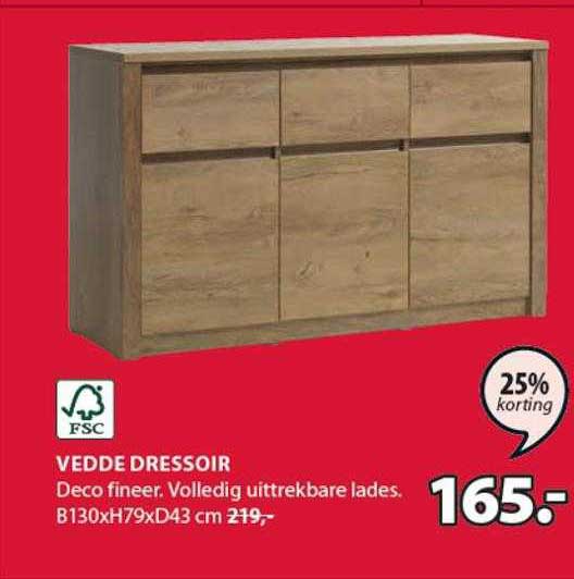 Vedde Dressoir Aanbieding bij Jysk - 1Folders.nl