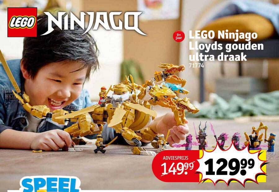 Lego Ninjago Lloyds Gouden Ultra Draak Aanbieding bij Kruidvat ...