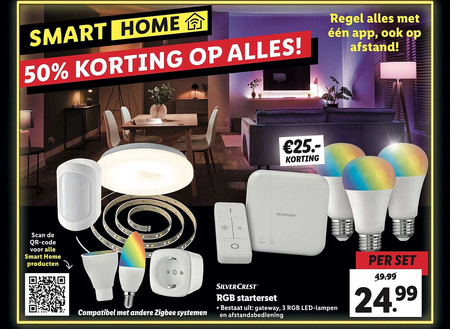 SilverCrest RGB Starterset 50% Korting Aanbieding bij Lidl - 1Folders.nl