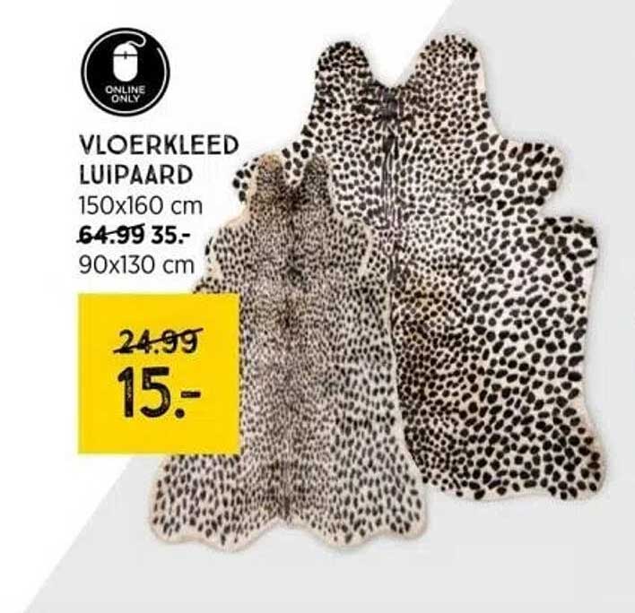 Vloerkleed Luipaard Aanbieding bij Xenos - 1Folders.nl