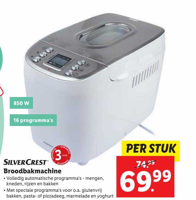 SilverCrest Broodbakmachine Aanbieding bij Lidl - 1Folders.nl