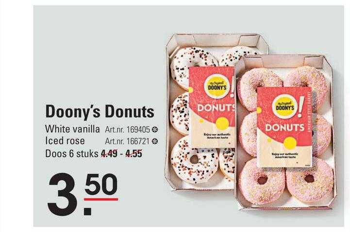 Doony's Donuts Aanbieding bij Sligro - 1Folders.nl
